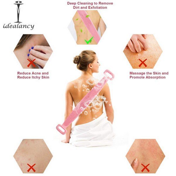 Silicone Shower Scrubber Belt – Flashcart