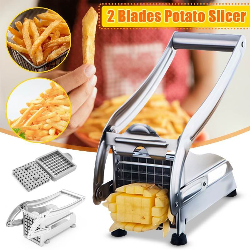 Stainless Steel French Fries Cutter Potato Chipper – Flashcart