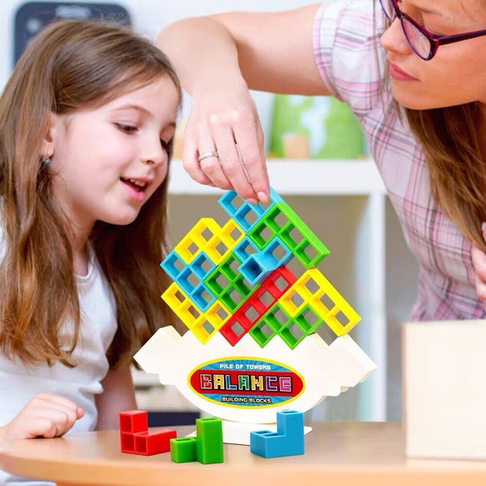 Tetra Stacking Blocks Balancing Game – Flashcart